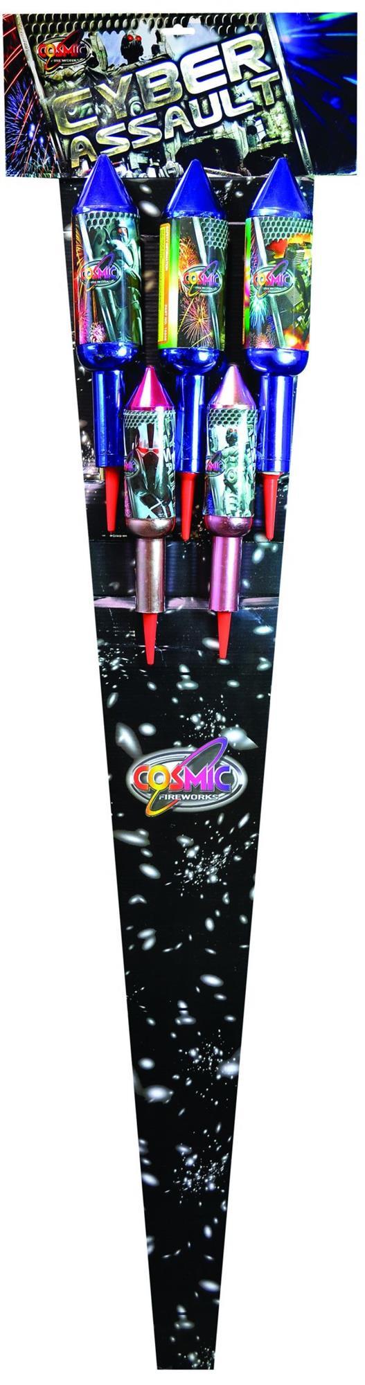 Cyber Assault Rocket Pack - Chase Lane Fireworks