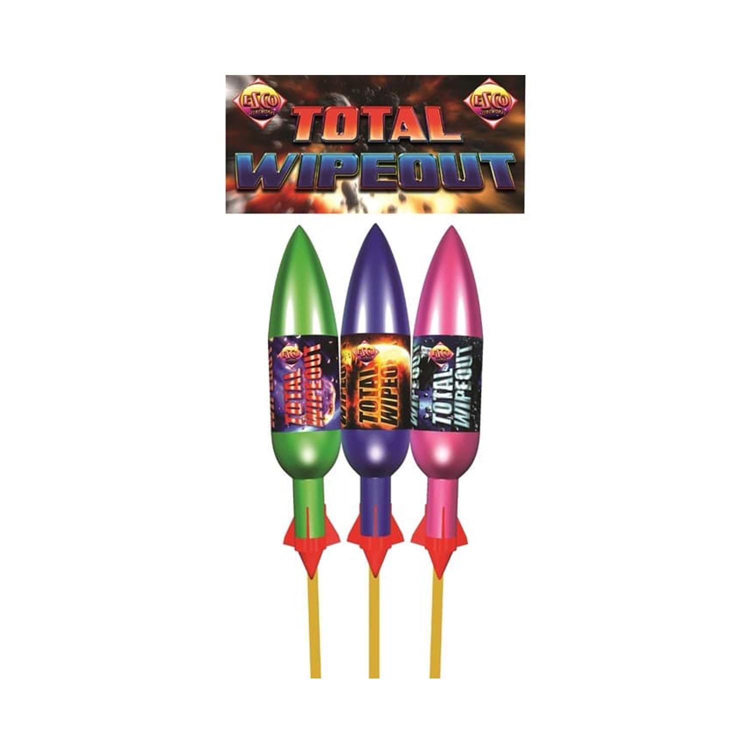 Total Wipeout Rockets - Chase Lane Fireworks