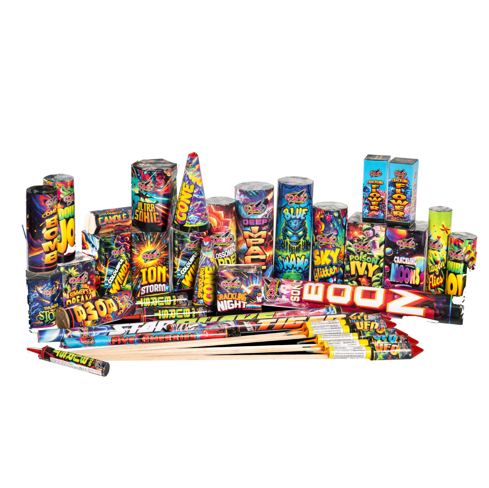 Neptune Selection Box 35 Pc - Chase Lane Fireworks