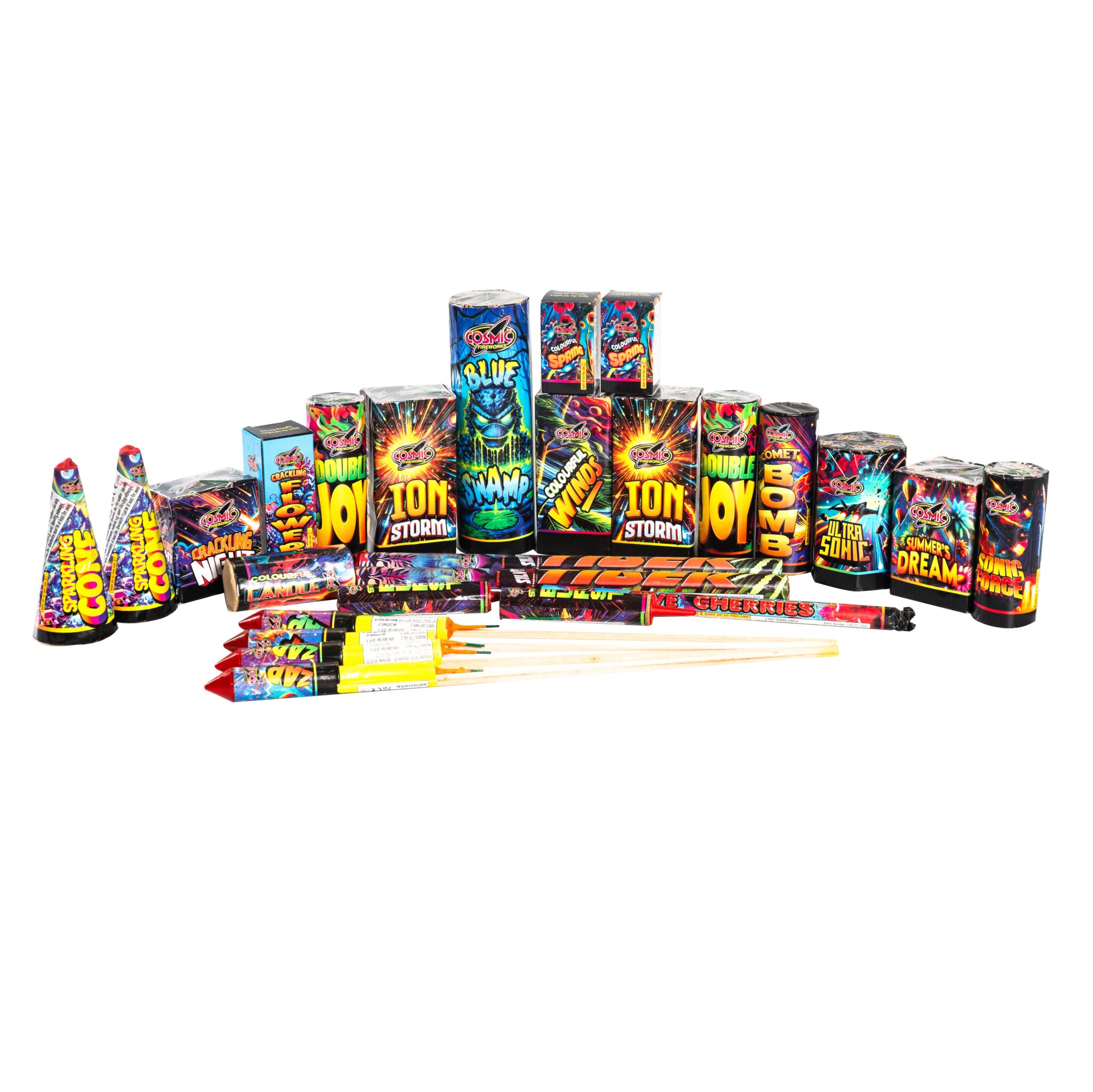 Jupiter Selection Box 26 Pc - Chase Lane Fireworks